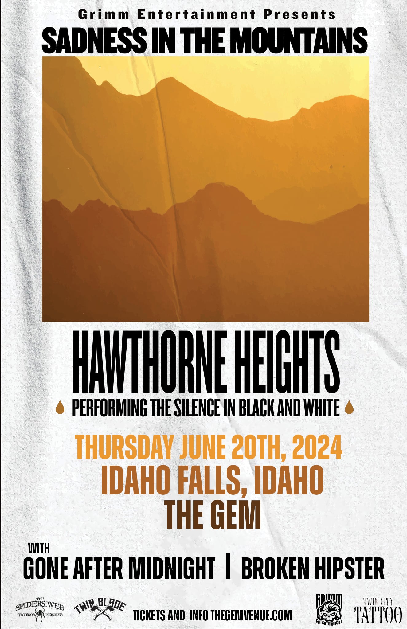 Hawthorne Hights in Idaho Falls at The Gem Preforming Silence in Black ...